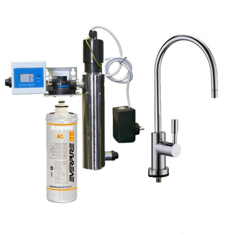 Everpure Water filtration system with uv system, AC filter, digital ...
