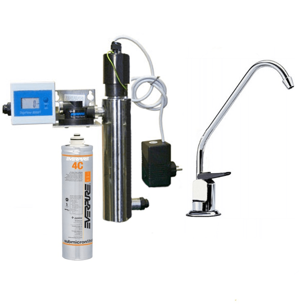 Everpure Water filtration system with uv system, 4C filter, digital ...