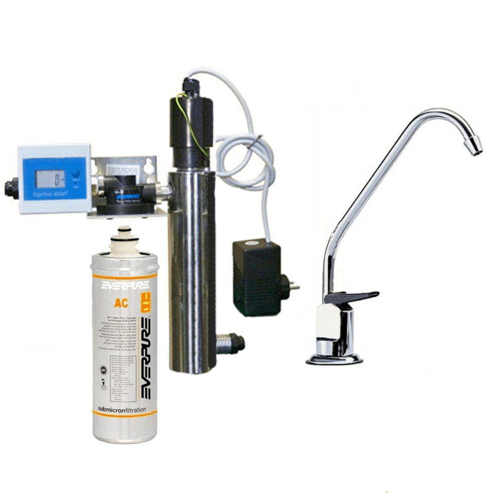 Everpure Water filtration system with uv system, AC filter, digital ...