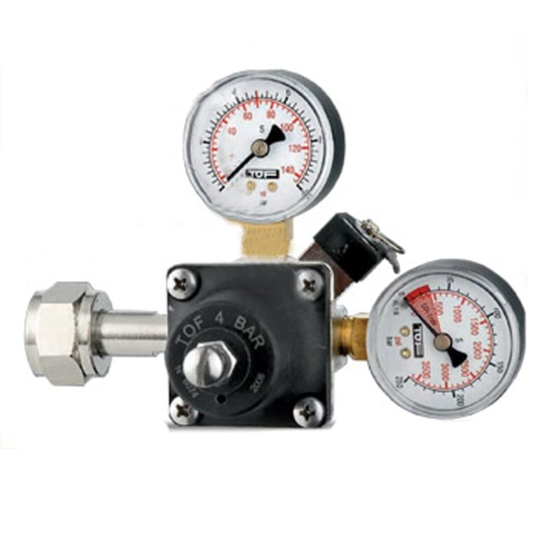 XS Co2 pressure reducer for disposable cylinder 7,0 BAR IN: M11x1-Out ...