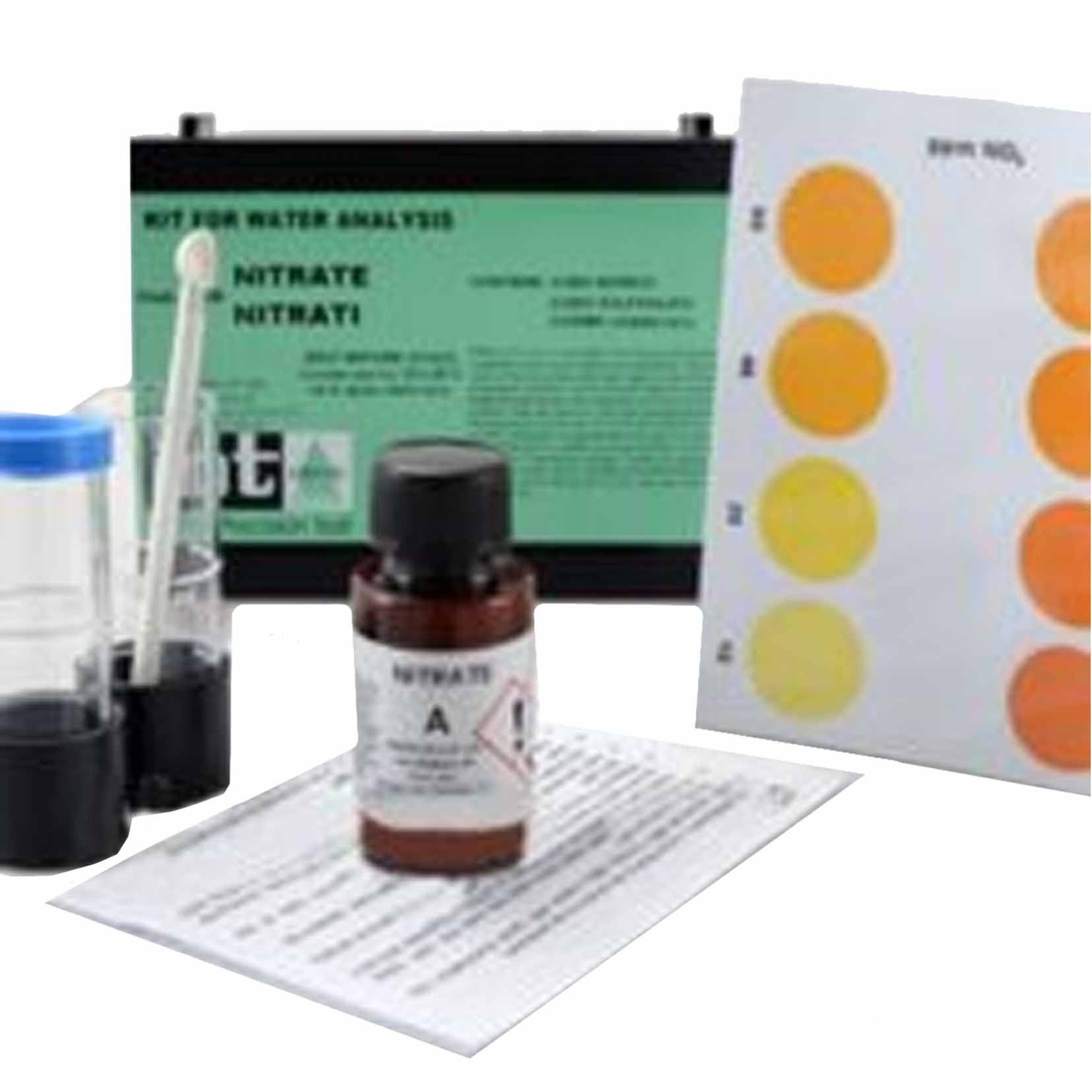 Tester completo per nitrati con 1 reagente A in polvere