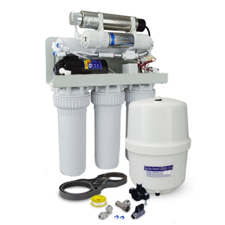 RO 50 reverse osmosis with tank, pump, UV, TDS regulator – TermoidraulicaRV