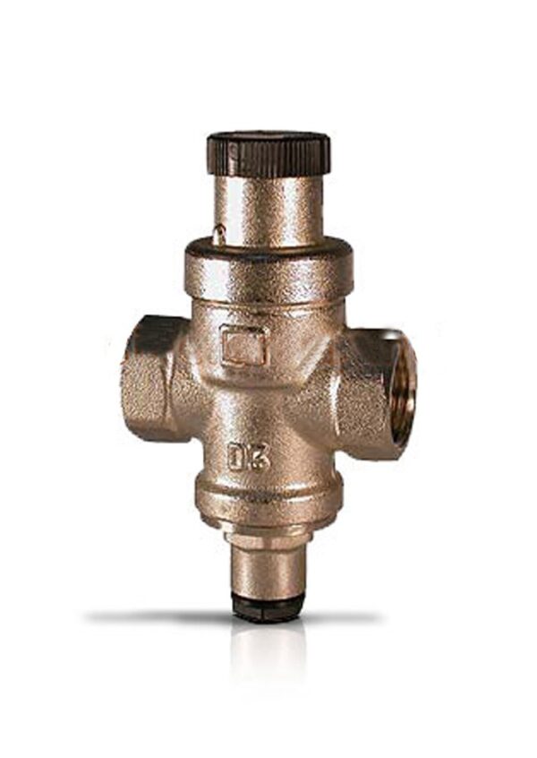 Riduttore di pressione acqua F-F 3/8″ con attacco per manometro ...